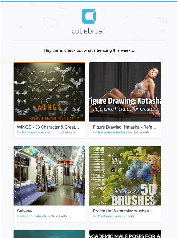 Cubebrush: Trending Products of the Week | Milled