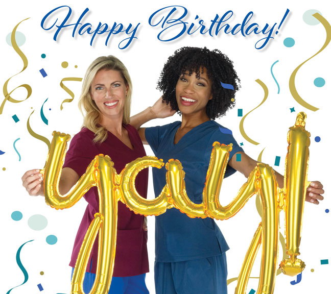Scrubin: Happy Birthday from Scrubin Uniforms! | Milled