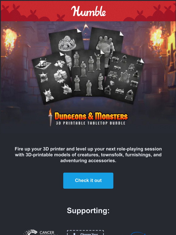 Humble Bundle: Add new dimensions to your tabletop RPG with 3D ...