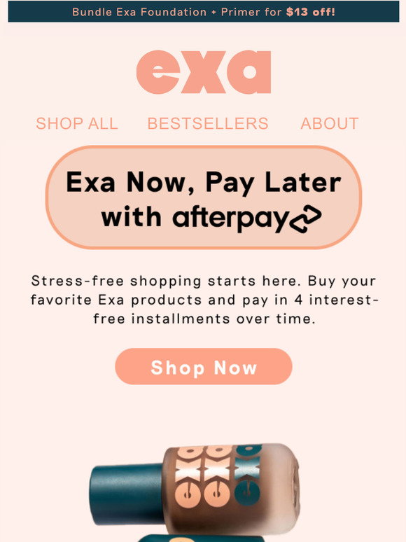 Exa Beauty: Exa now, pay later | Milled