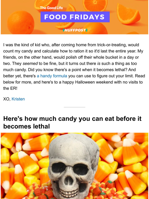 HuffPost: How much Halloween candy is too much? There's a definitive ...
