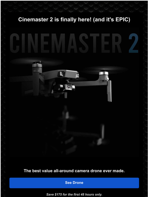EXO Drones: HUGE NEWS! Cinemaster 2 is released!! | Milled