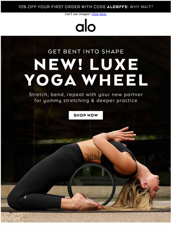 Alo Yoga: NEW PROP DROP! THE YOGA WHEEL | Milled