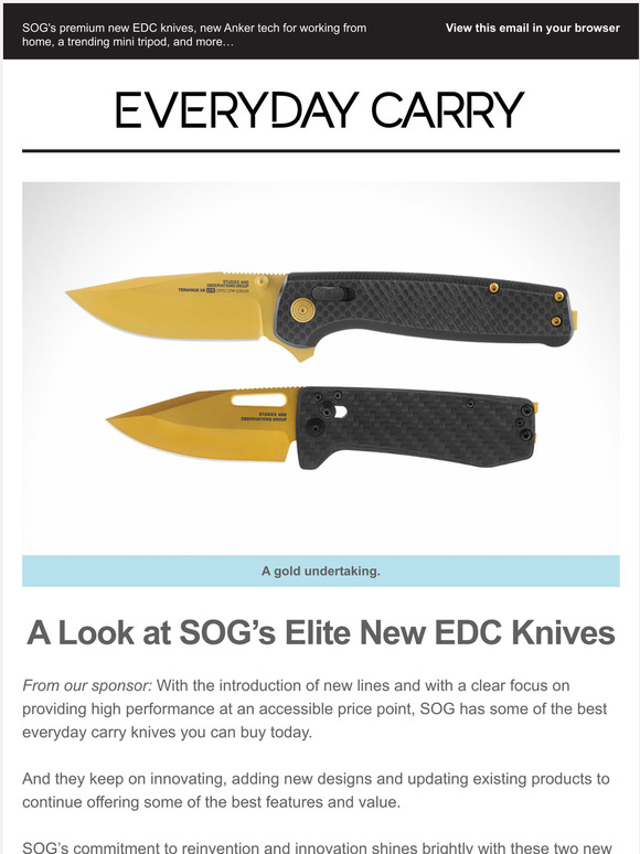 Everyday Carry: Elite Knives that Combine Light Weight and Performance ...