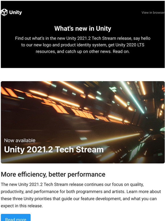 Unity: This month: New Unity release, refreshed branding, and more | Milled