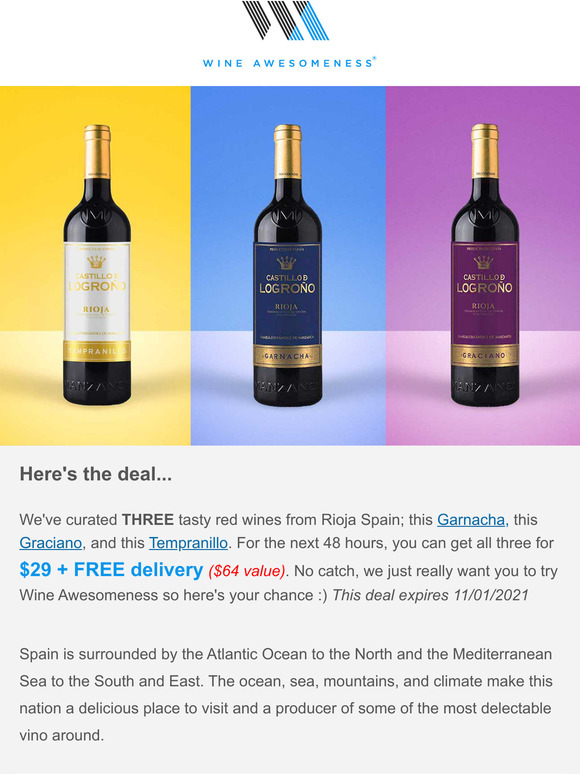 Wine Awesomeness: 3 red wines from spain you should try | Milled