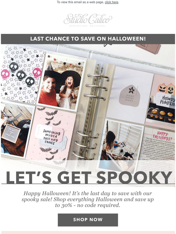 Studio Calico: Get spooky with a free printable! | Milled