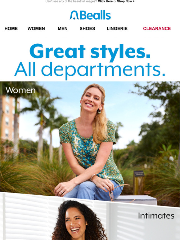 Bealls Florida: Explore great styles in every department | Milled