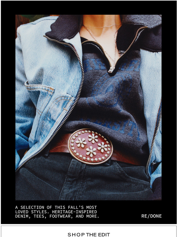 RE/DONE: Our Favorite Heritage Styles From This Fall | Milled
