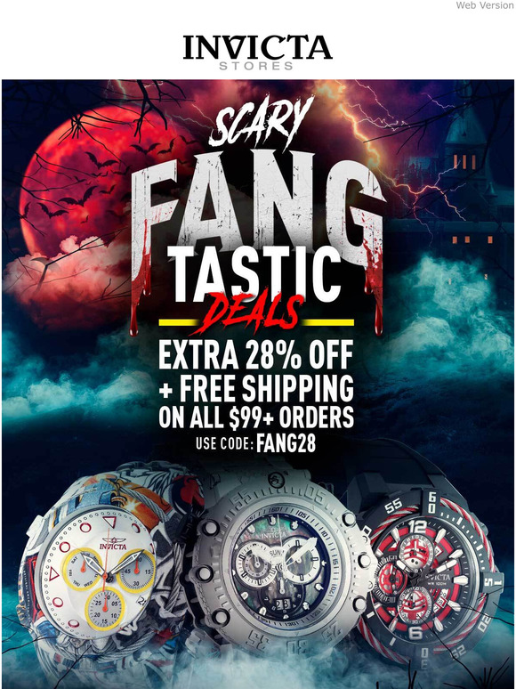 Invicta: EXTRA 28% OFF!!! Biggest Sale Of The Year!!! | Milled