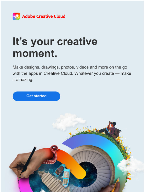 Adobe: "Discover more ways to design anytime, anywhere" | Milled