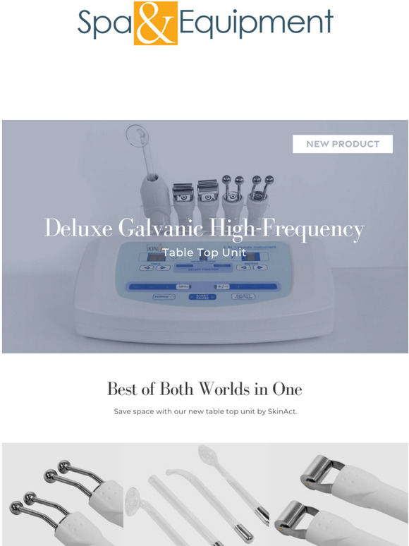 Skin Act: New Deluxe Galvanic & High-Frequency Unit | Milled