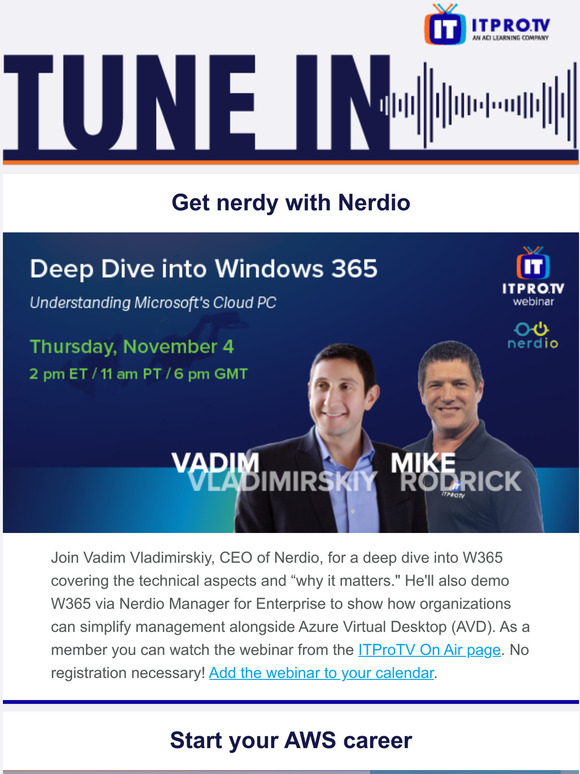 ITProTV: Hands-on with Windows 365 | Milled