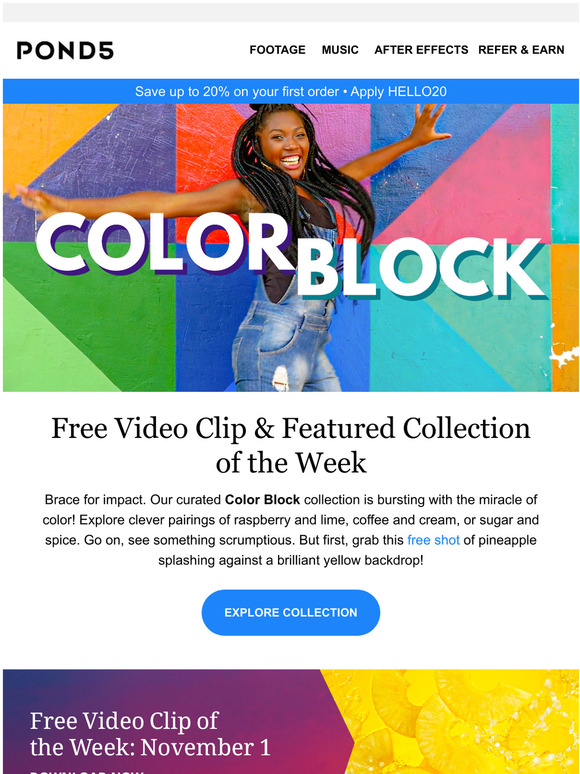 Pond5: Download Your Free Clip of the Week - Available Now | Milled