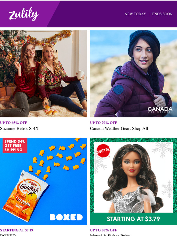 Zulily: Suzanne Betro | Canada Weather Gear | BOXED | Mattel | Milled