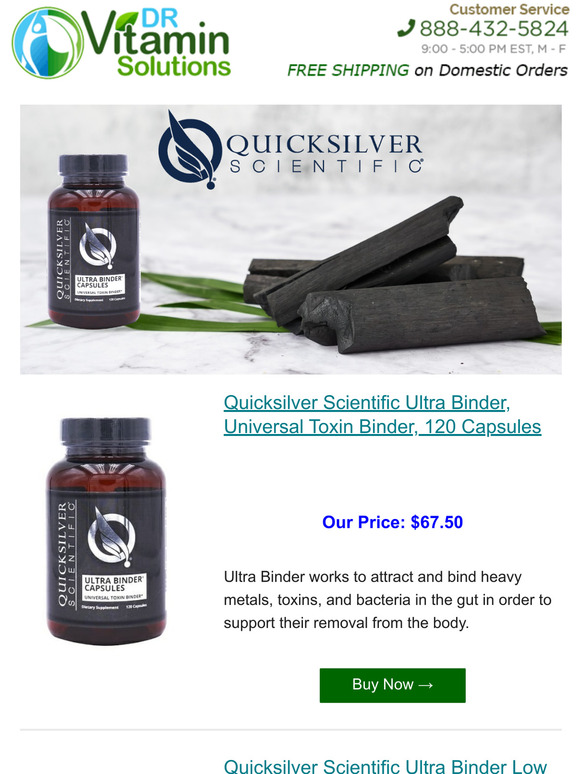 DR Vitamin Solutions: Quicksilver Scientific Ultra Binder Caps Are Here ...