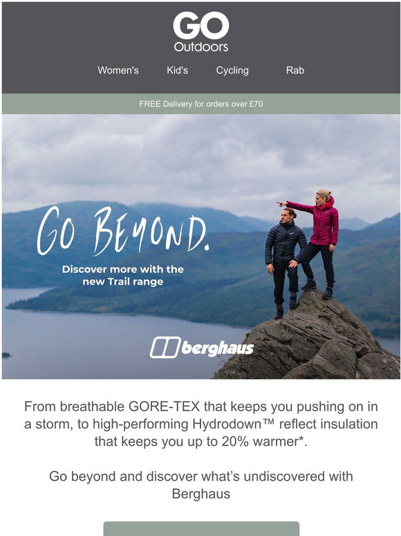 Go Outdoors: Go Beyond and Discover what is Undiscovered | Milled