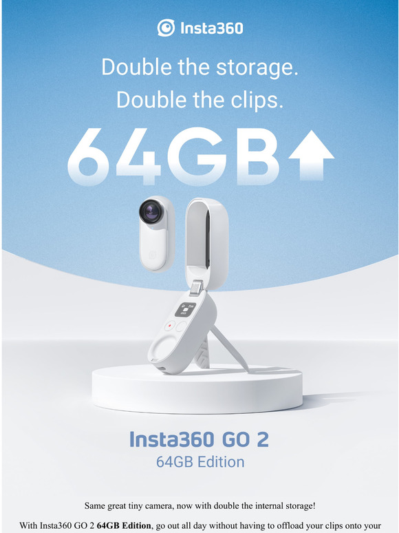 Insta360: Introducing Insta360 GO 2 64GB Edition | Milled