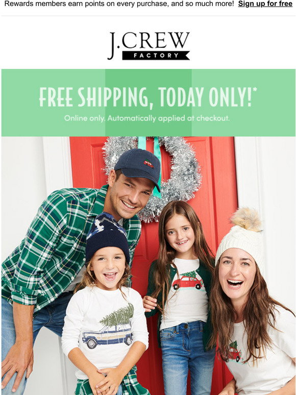 J.Crew Factory: Lots of extra-special surprises are here (like FREE ...
