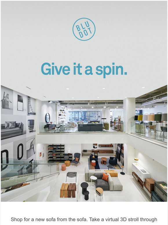 Blu Dot: Give it a spin. | Shop our stores virtually | Milled