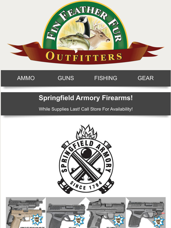 Fin Feather Fur Outfitters: 'The First Name in American Firearms ...