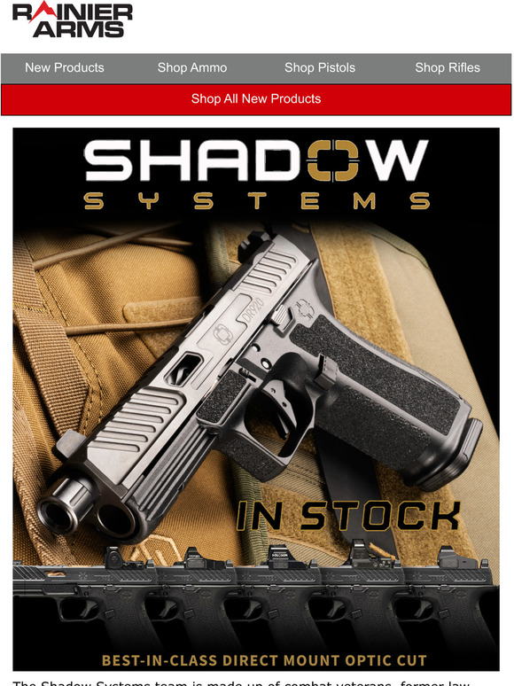 Rainier Arms: The Most Controllable Pistols on the Market: Shadow ...