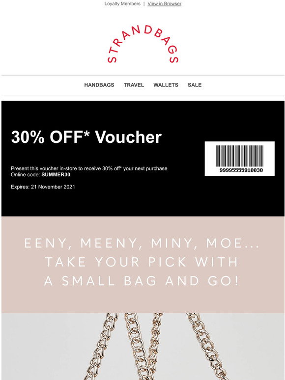 Strandbags: Take your pick with 30% off* | Milled