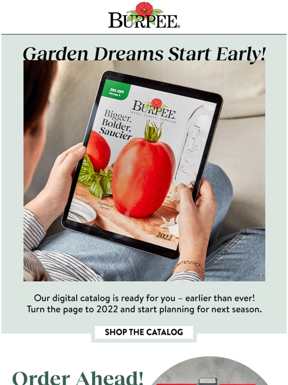 Burpee: It's Here: Browse Our 2022 Catalog! | Milled