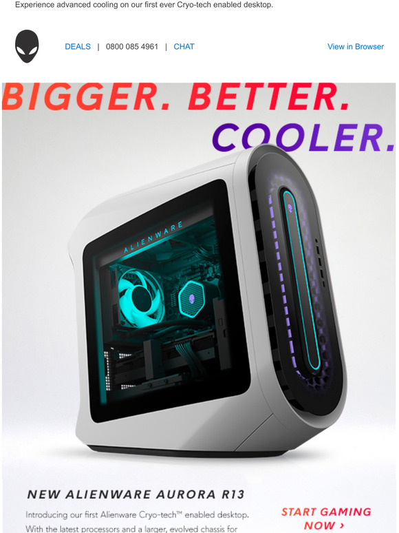 Dell: Advanced cooling is here. Introducing the New Alienware R13 | Milled