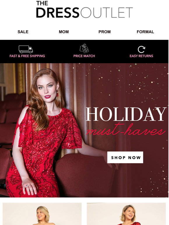 The Dress Outlet: Holiday favorites that are BACK IN STOCK! | Milled
