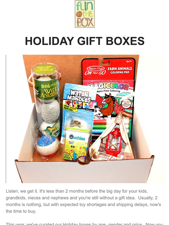 Fun In The Box: New Holiday Boxes Are Here! | Milled