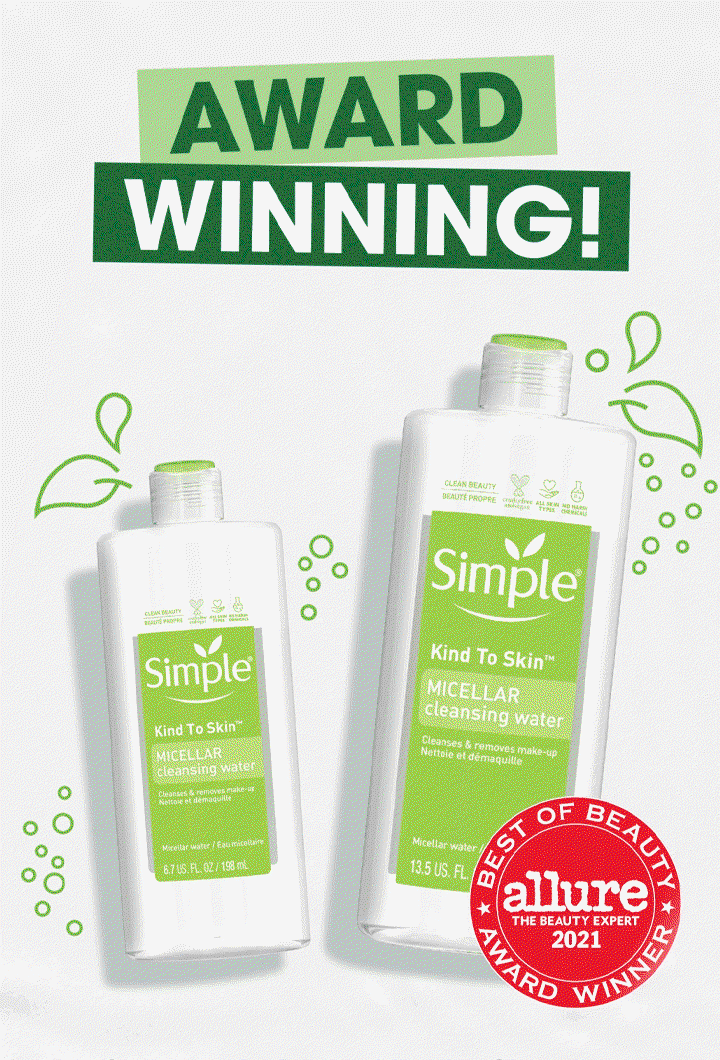 Simple: Show off smooth, soft skin all season with Simple | Milled