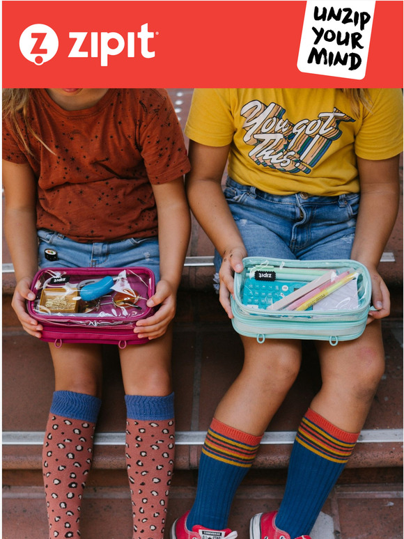 ZIPIT USA: Meet Our New Half & Half Pencil Case | Milled