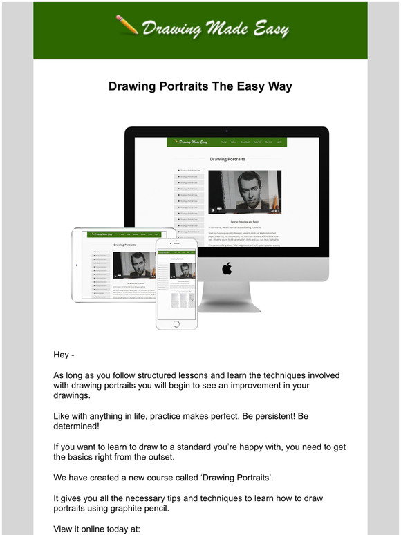 Drawing Made Easy: Drawing Portraits The Easy Way | Milled