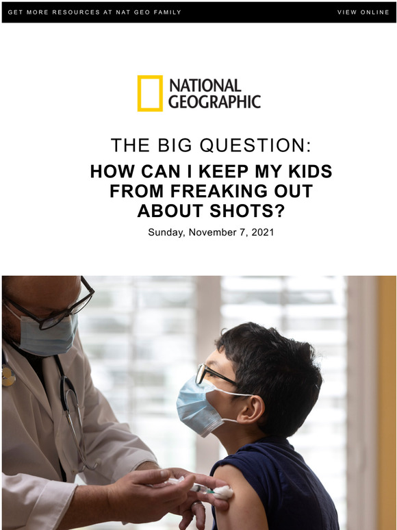 National Geographic: FAMILY: Helping kids overcome a fear of shots | Milled
