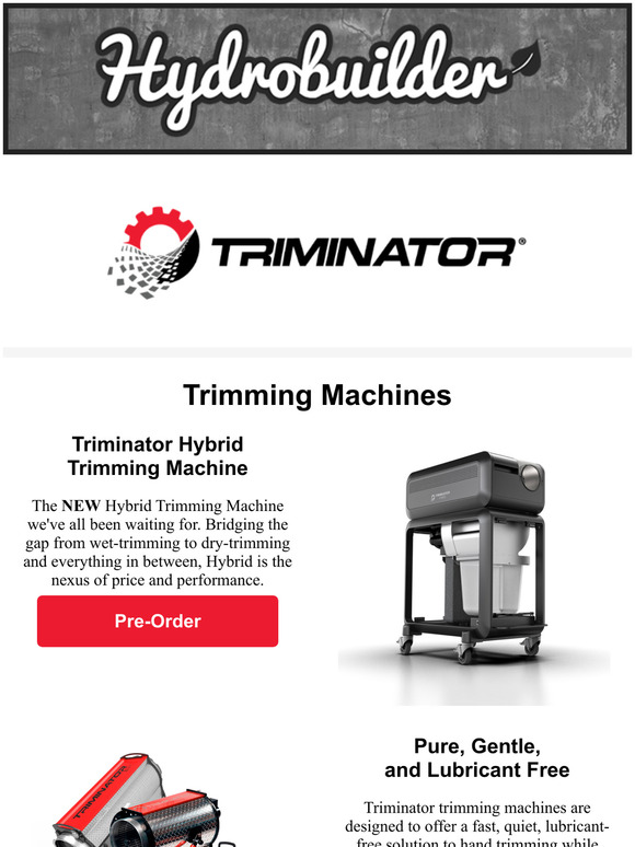 HydroBuilder.com: TRIMINATOR - Trimming Machines, Buckers, Shredders ...