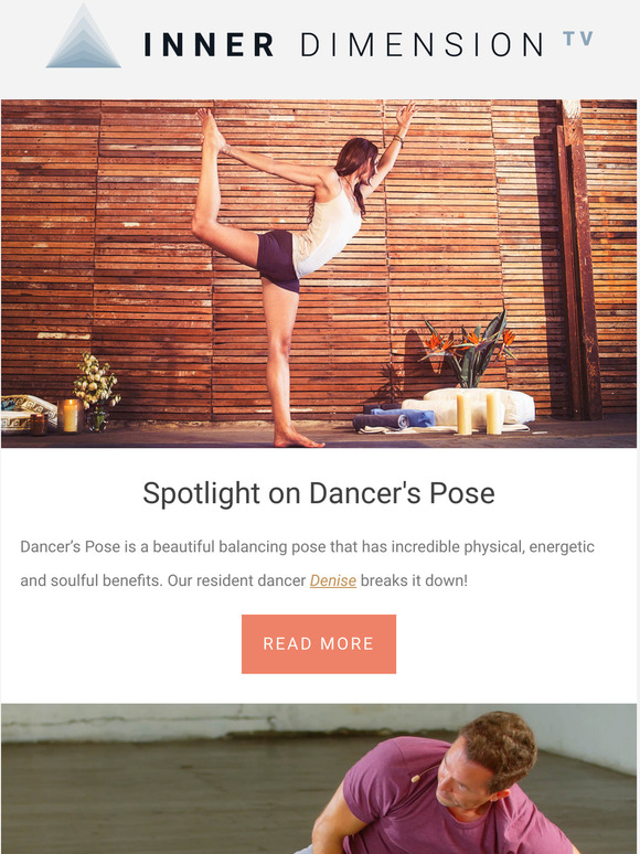 Inner Dimension TV: Spotlight on Dancer's Pose | Milled