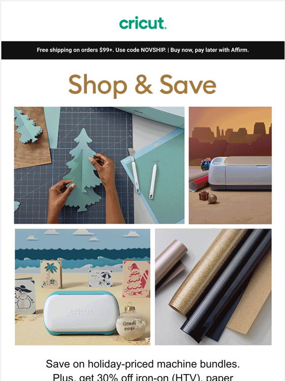 Cricut: Price Drop & Temps Drop | Milled