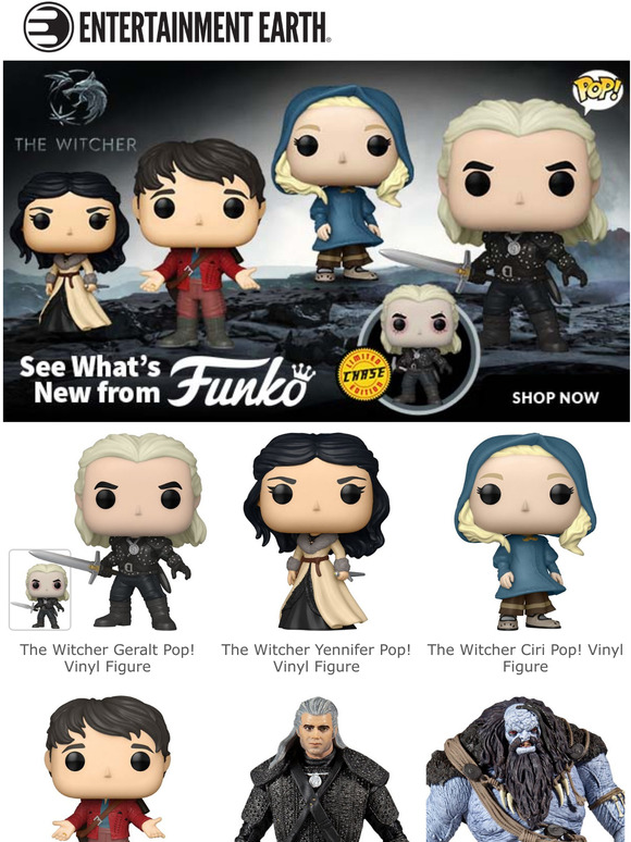 EntertainmentEarth.com: All-New The Witcher Pop! Vinyl Figures! | Milled