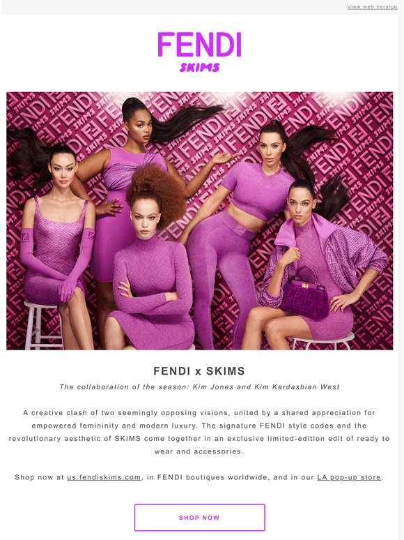 Fendi: Launching now: FENDI x SKIMS | Milled