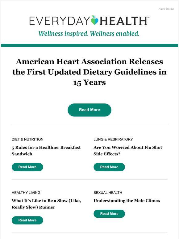 Everyday Health: American Heart Association Releases the First Updated ...