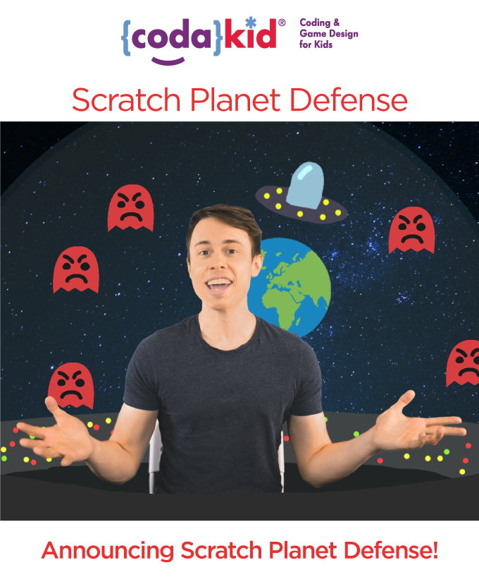 CodaKid: [Announcing] New Scratch Planet Defense Course is Live! | Milled