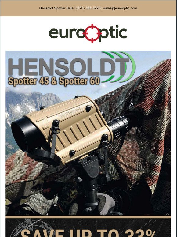EuroOptic.com: Massive Savings on Hensoldt Spotter 45 & Spotter 60 ...