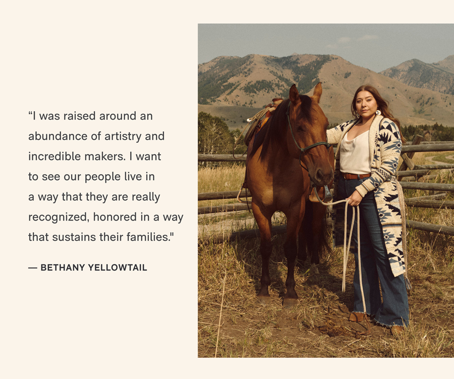 Faherty: In Her Own Words: Bethany Yellowtail | Milled