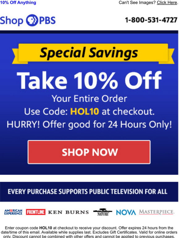 Shop.PBS.org: Anything for you today. | Milled