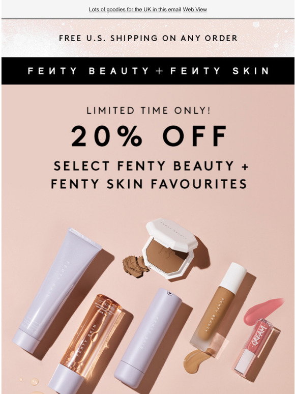 Fenty Beauty: Good news + a promo thats BLINDING! | Milled