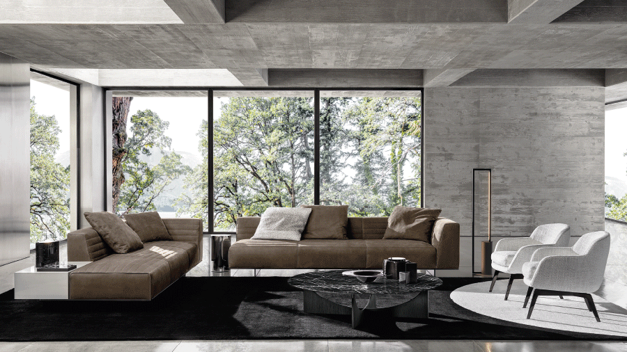 Minotti: THE ESSENTIAL SOFT SIDE OF THE PROJECT, THE 2021 TEXTILE AND ...