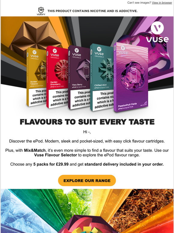 Vuse: -introducing ePod Mix&Match | Milled