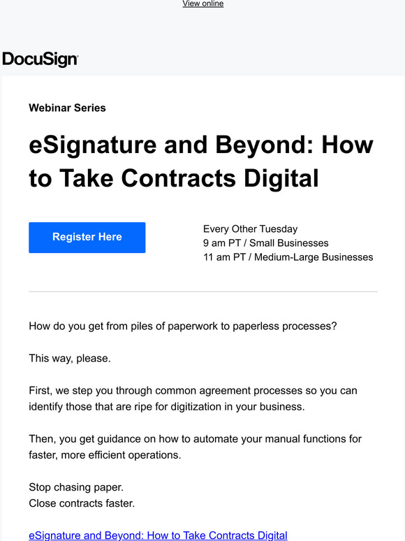 DocuSign: How to Take Contracts Digital [webinar] | Milled