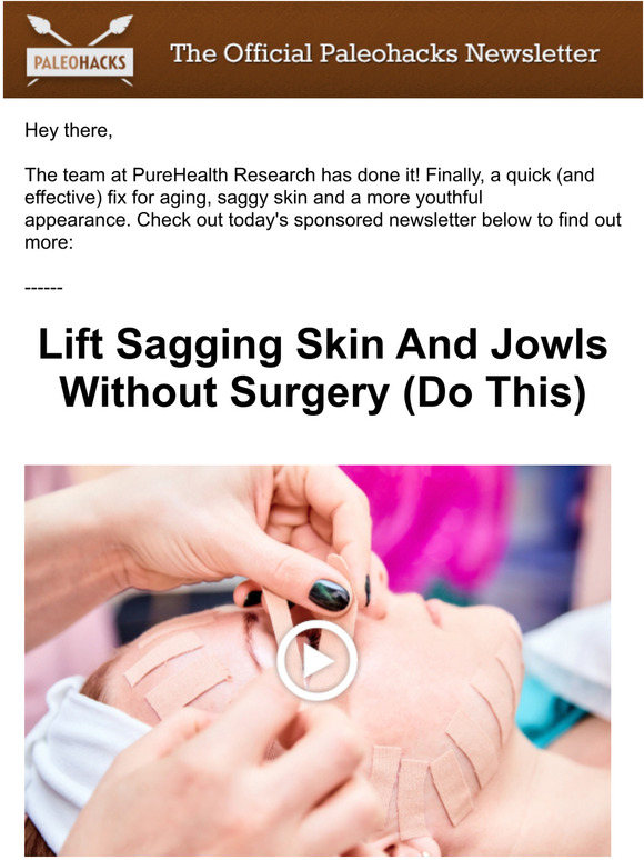 paleorecipeteam: Lift Sagging Skin And Jowls Without Surgery (Do This ...